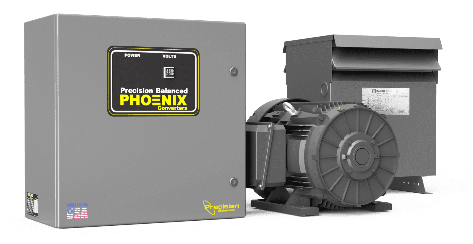 230V Single Phase to 460V 3 Phase - 40 HP Phase Converter & Transformer ...