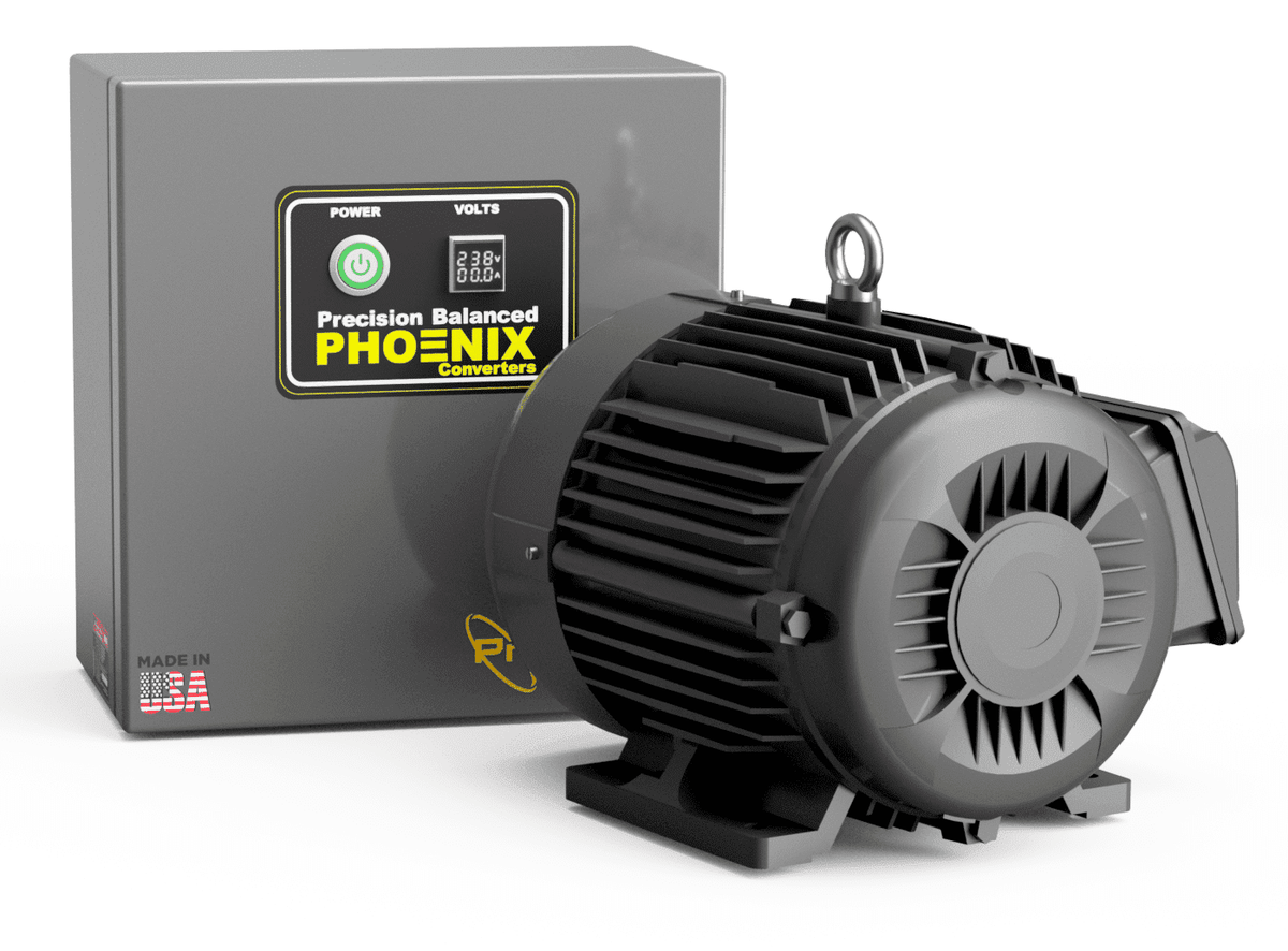 3 HP Rotary Phase Converter - GP3PL | Phoenix Phase Converters