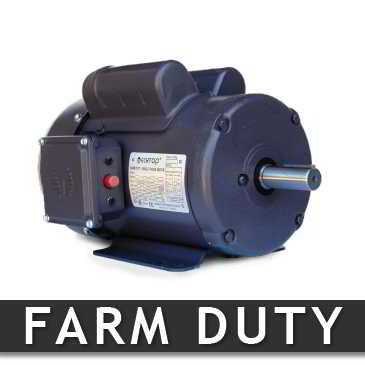 2 HP Farm Duty Motor - Frame: 145T - RPM: 1800 – Phoenix Phase Converters